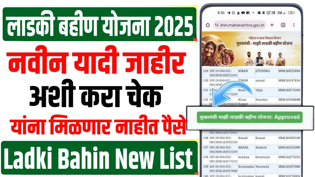 Ladki Bahin Yojana List 2026: माझी लाडकी बहिन योजना लाभार्थी सूचि जारी ...